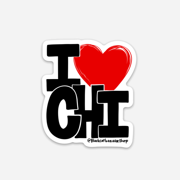 I ️ [heart] Chi Sticker– Black Cat Bazaar